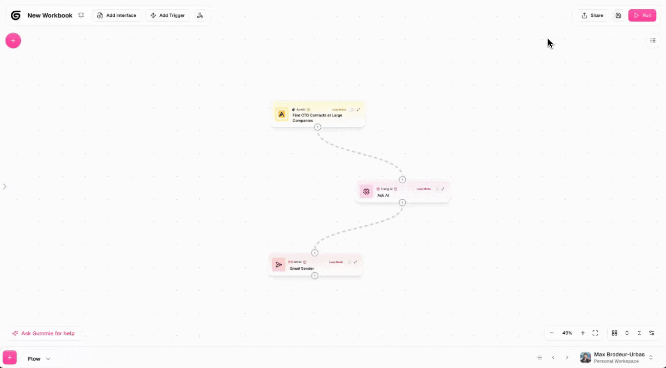 Save the workflow and share it with the rest of your sales team